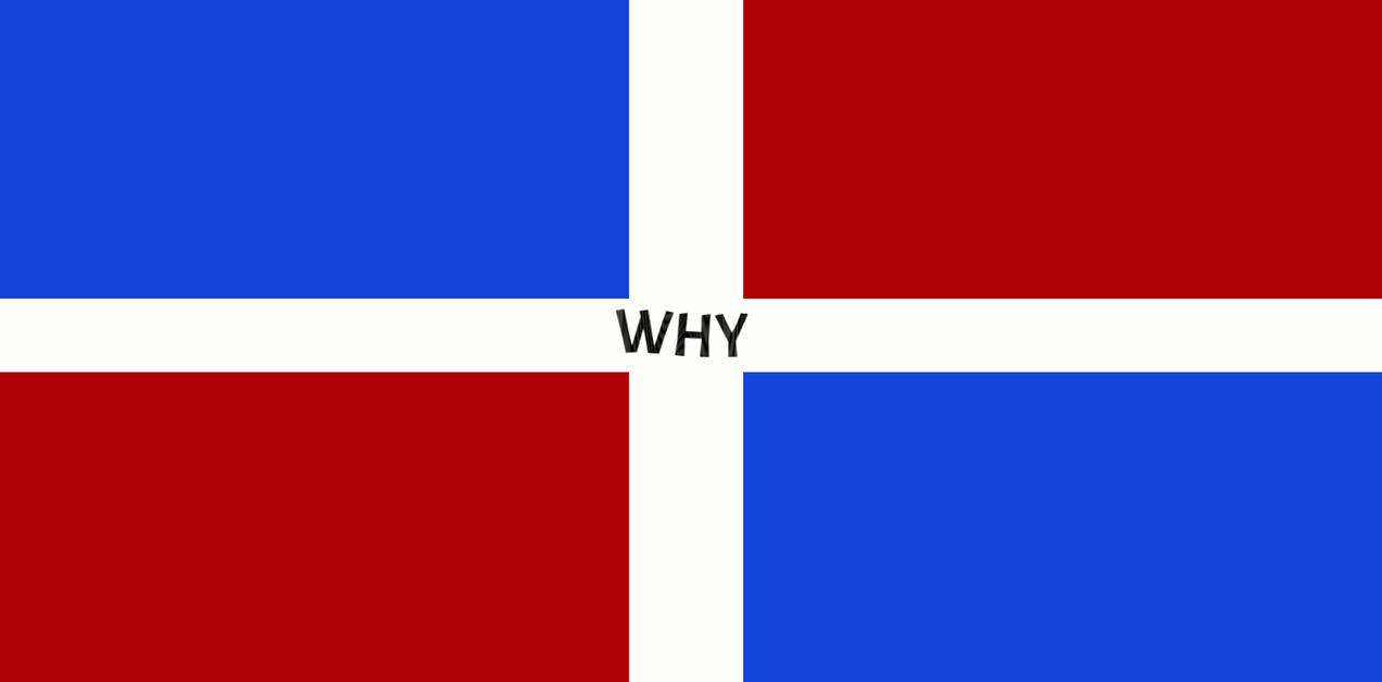 Homeade Flags: Dominican Republic by AlphabetcatOfficial on DeviantArt