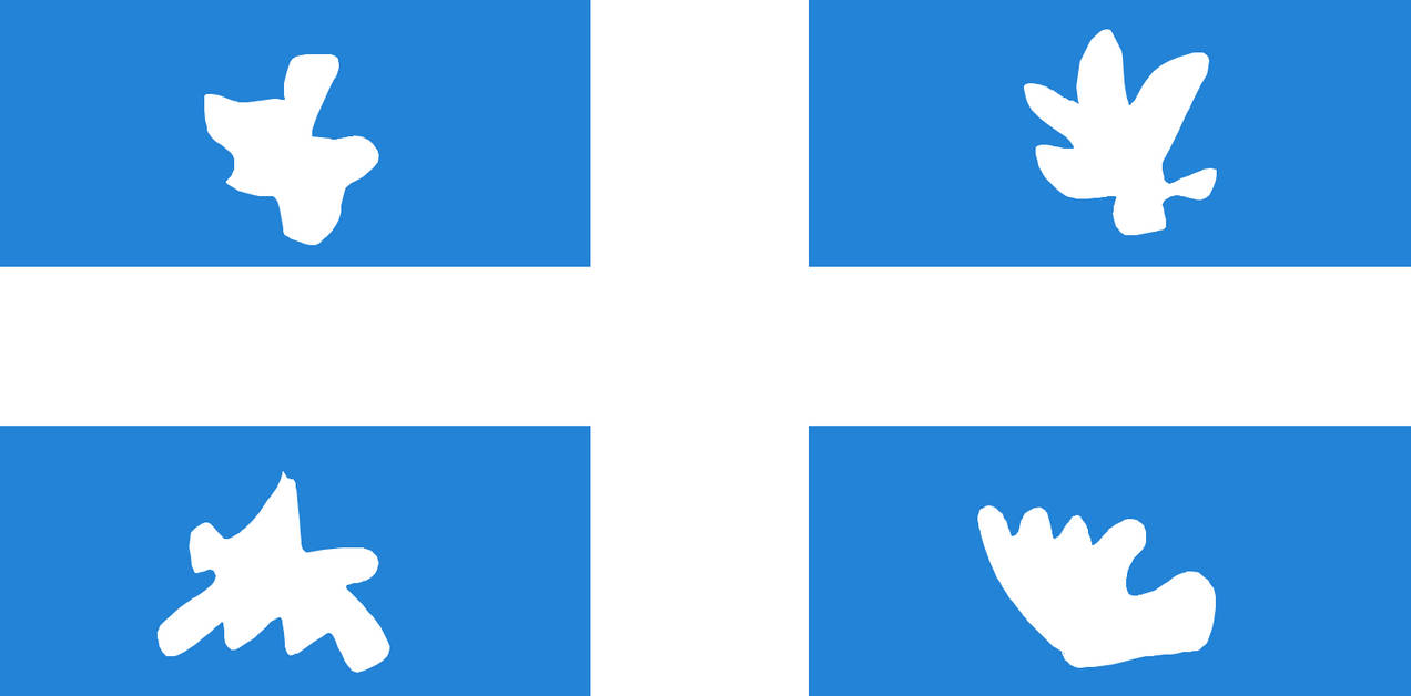 Homeade Canadian State Flags: Quebec by AlphabetcatOfficial on DeviantArt
