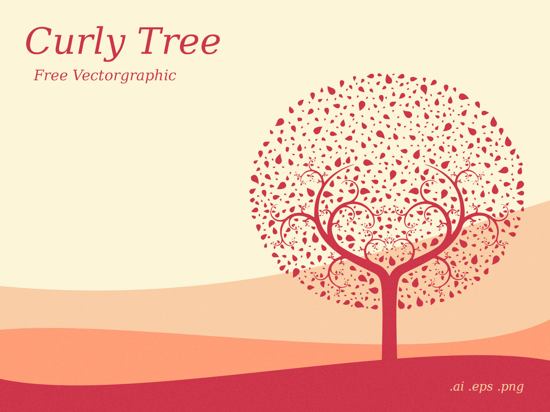 Freebie - Curly Tree Vectorgraphic by ninahagn on DeviantArt