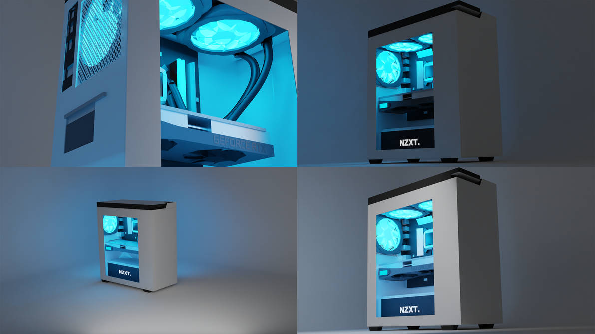 PC Recreation in Blender (Low Poly) by squidud on DeviantArt