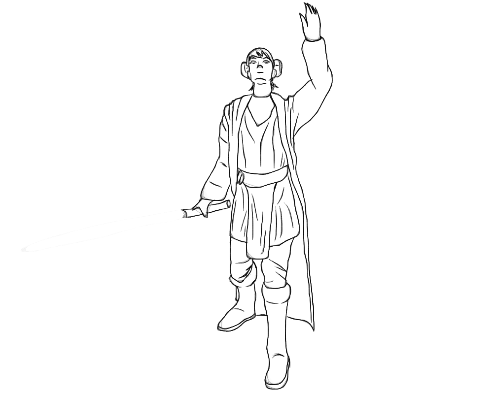 jedi lineart by RPGlinx on DeviantArt