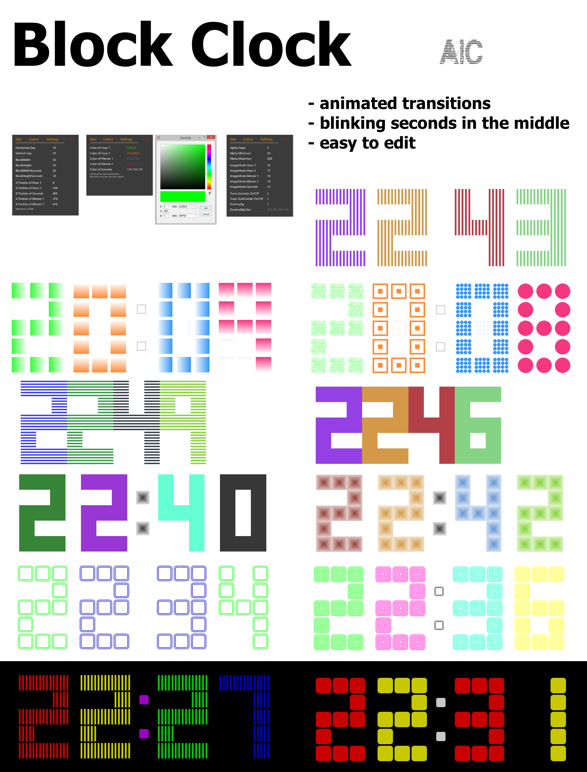 BlockClock by AlCaAz on DeviantArt