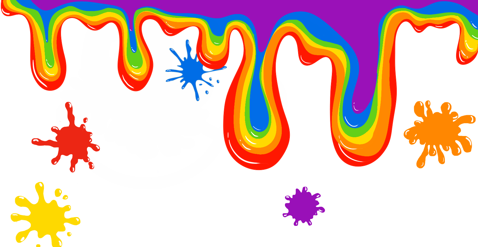 Rainbow Paint drip/splatter by Alexander-Universe on DeviantArt