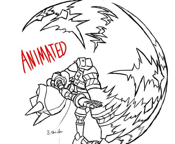 Robo Fortune - Standing Medium Kick by Atrox-C on DeviantArt