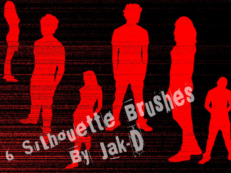 Emo-ish Silhouettes by Jak-D on DeviantArt