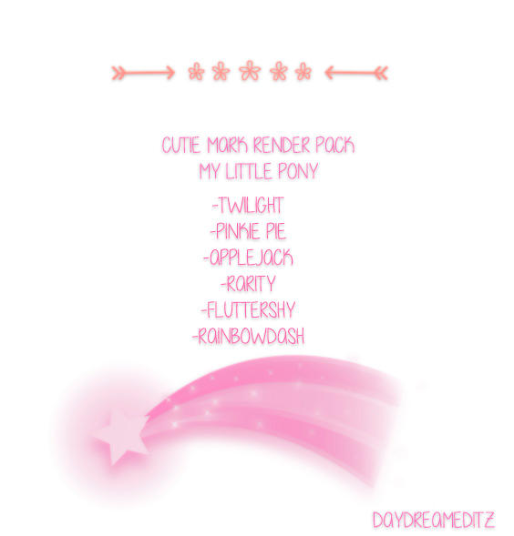 Cutie Mark Render Pack by tacopanda1018 on DeviantArt
