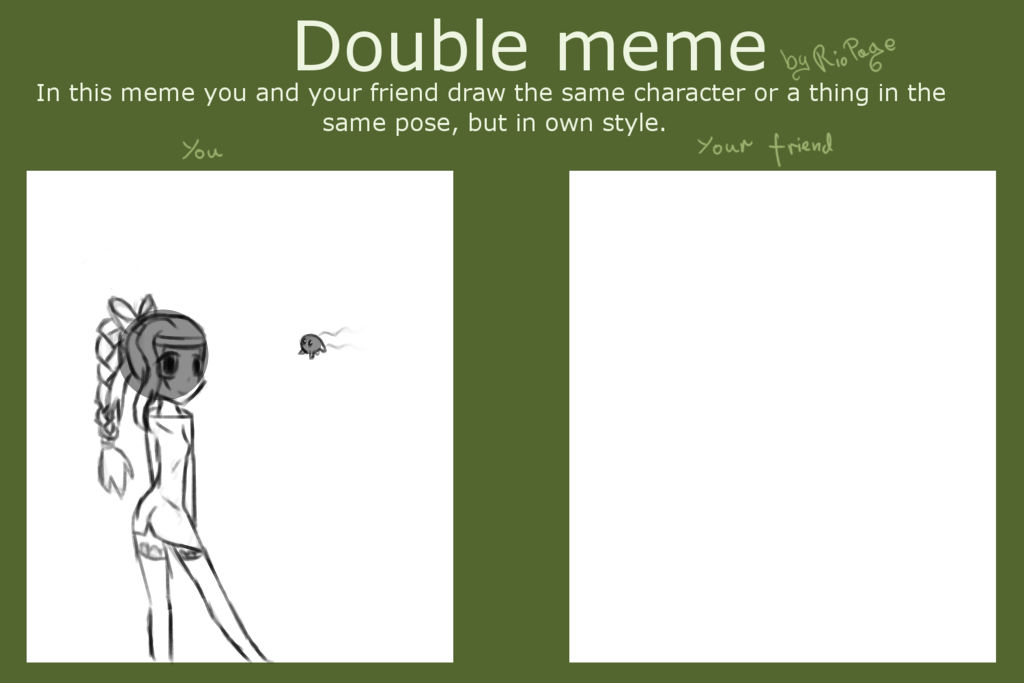 double meme by AyaMiyuIsAKawaiWeabo on DeviantArt