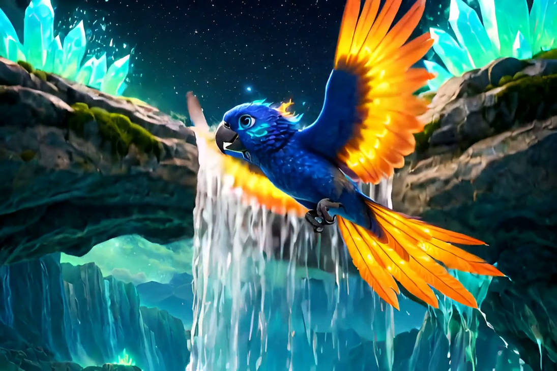 Blue Parrot Ahri 1 by BUBO347 on DeviantArt