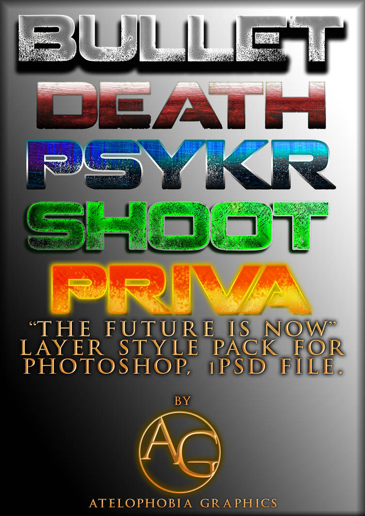 THE FUTURE IS NOW - free photoshop layer styles by Atelophobia-Graphics ...