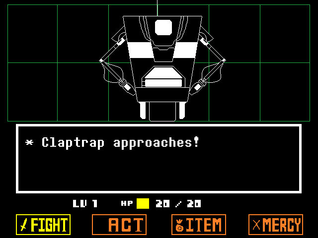 Undertale Claptrap Gif by Kampoid on DeviantArt