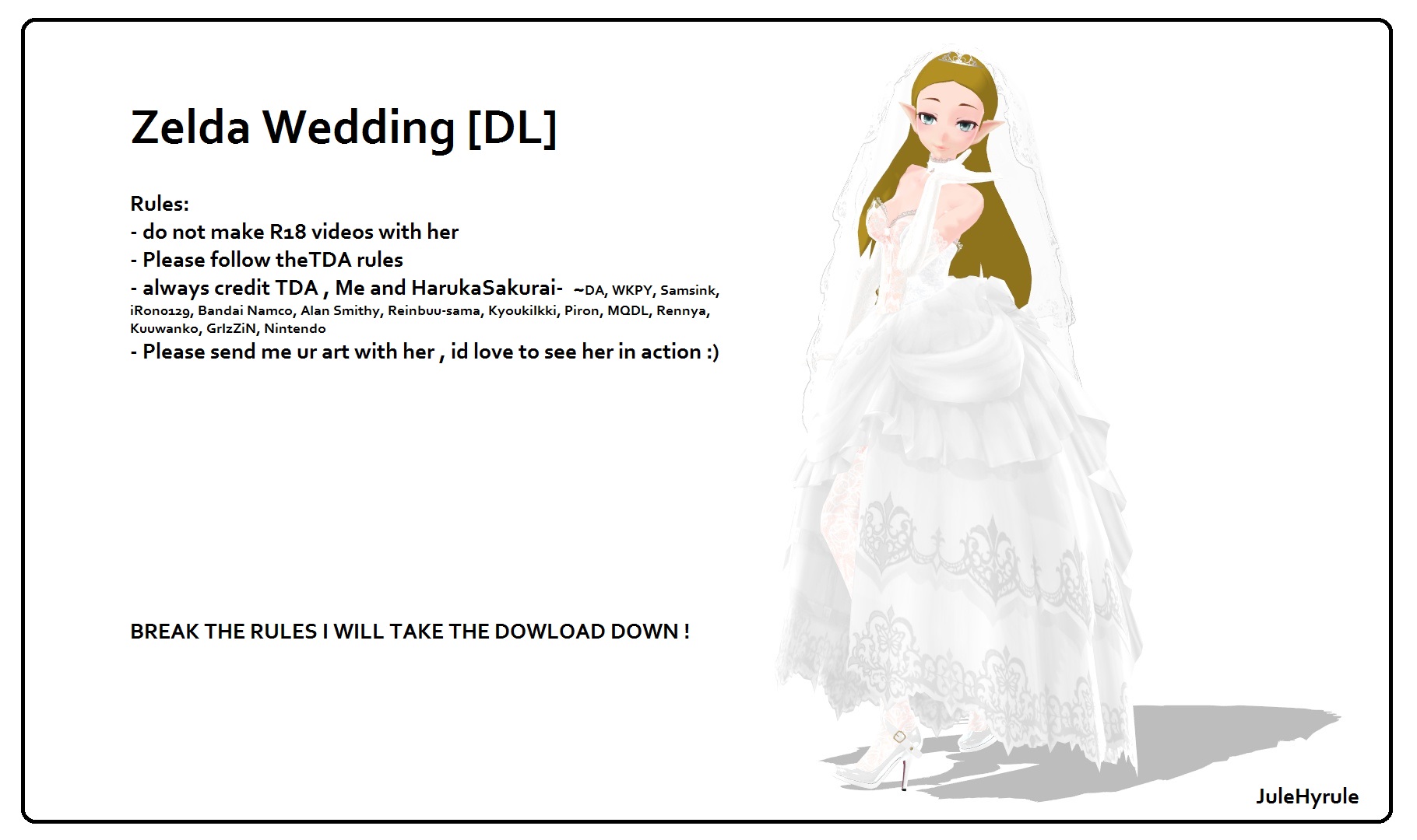 Princess Zelda Wedding Dress