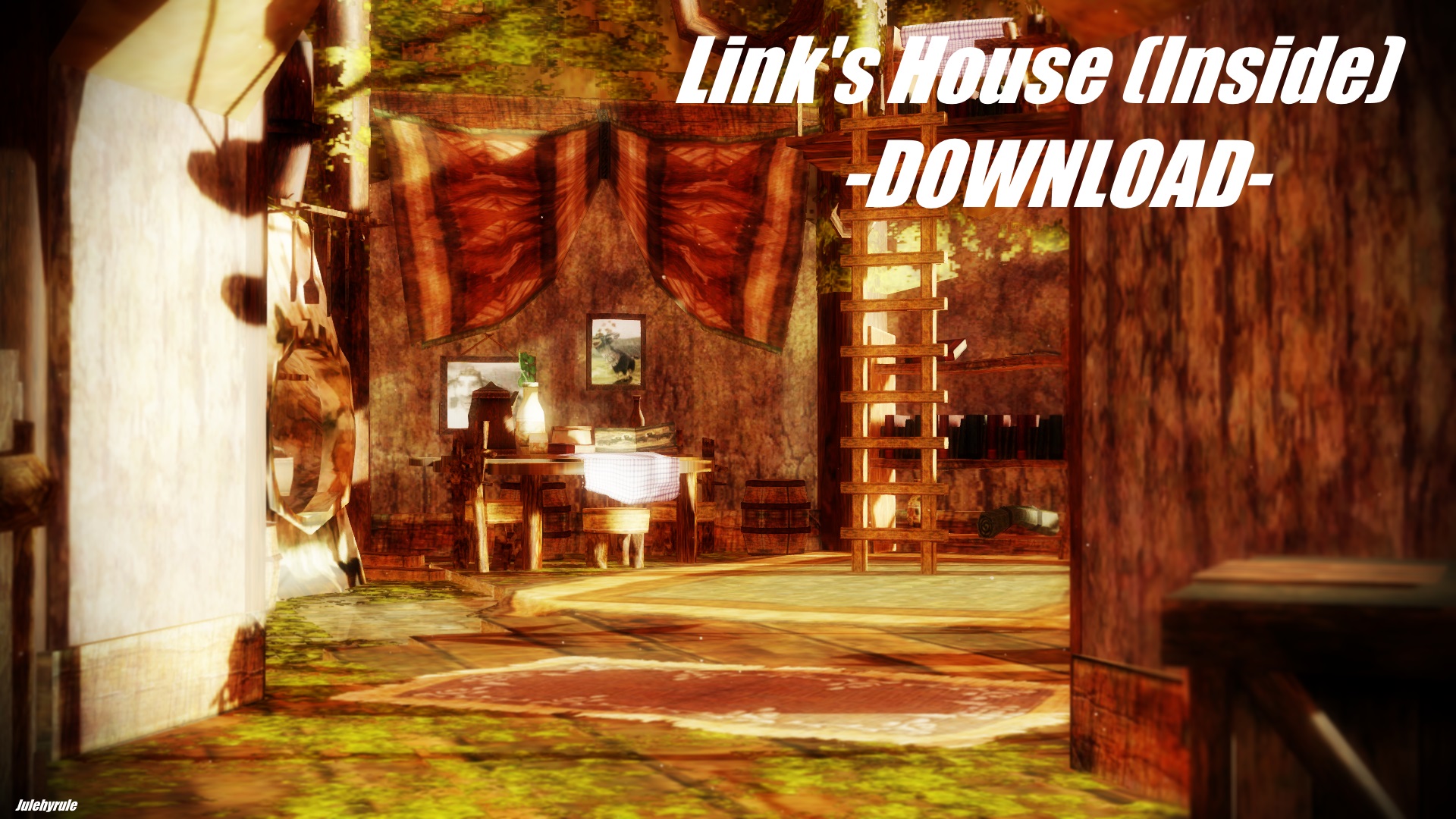Link's House (Inside) [MMD] DL by JuleHyrule on DeviantArt