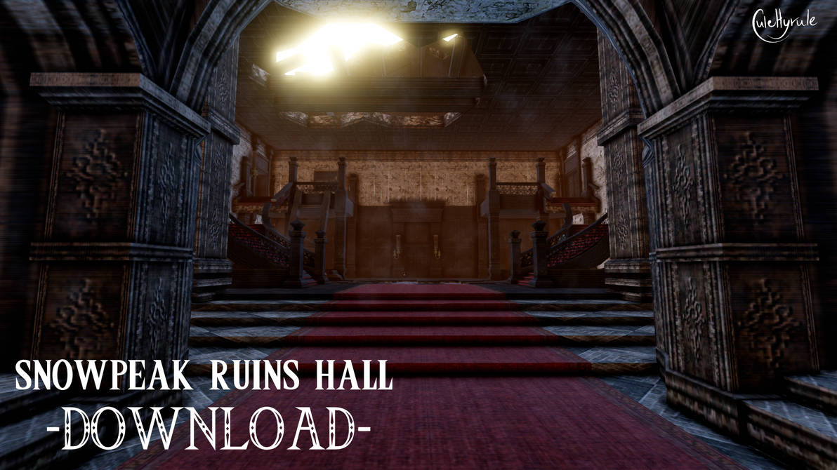 Snowpeak Ruins Hall [MMD] DL by JuleHyrule on DeviantArt