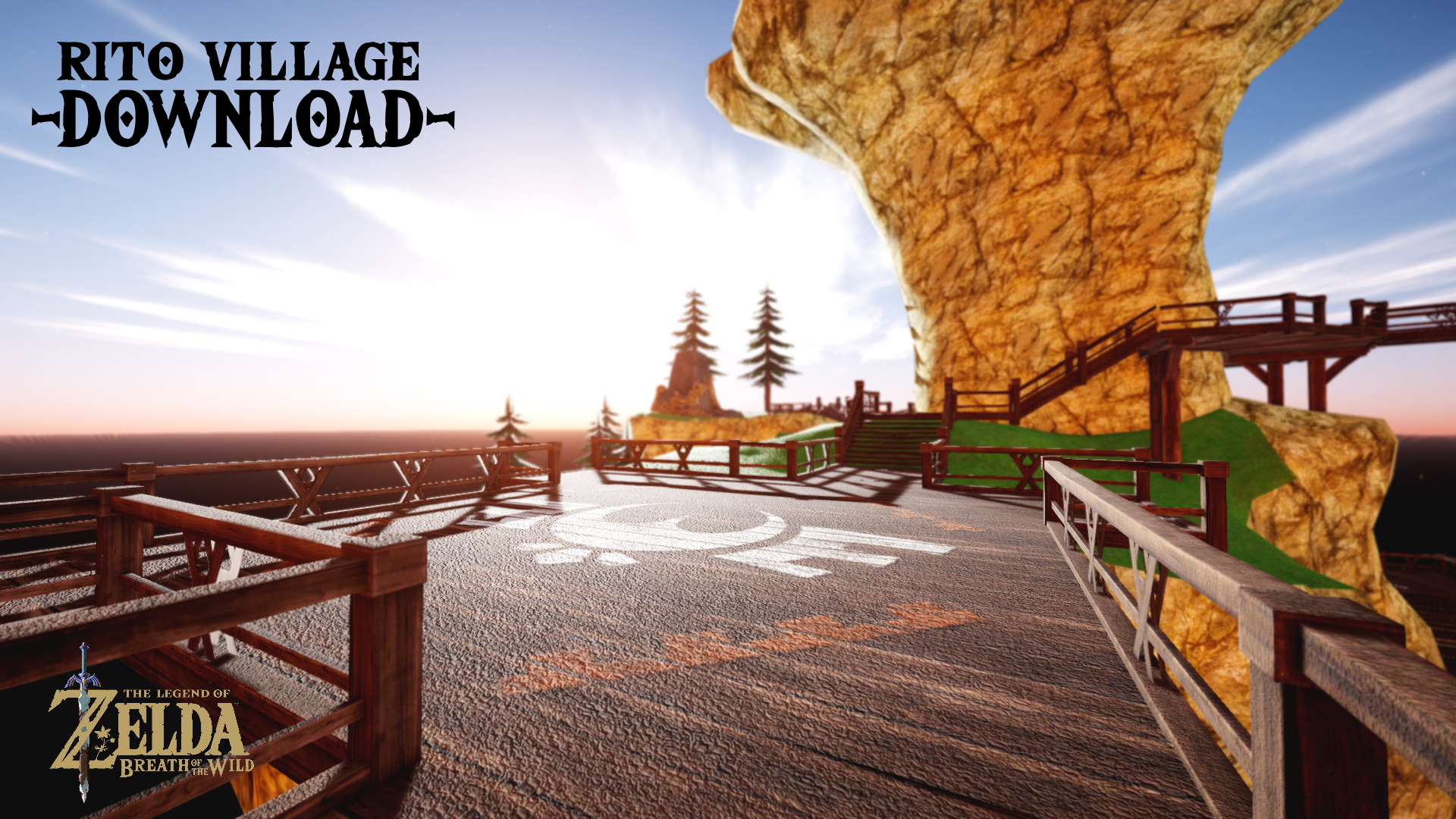 Rito Village (without Houses) [MMD] DL by JuleHyrule on DeviantArt