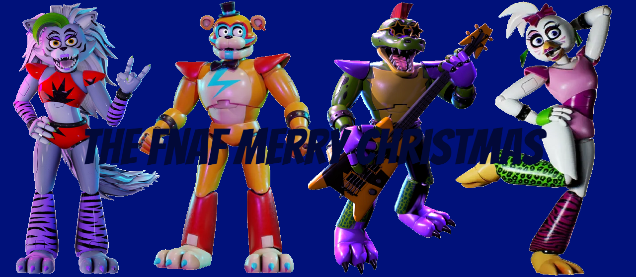 the fnaf merry christmas by spookymortalkombat on DeviantArt