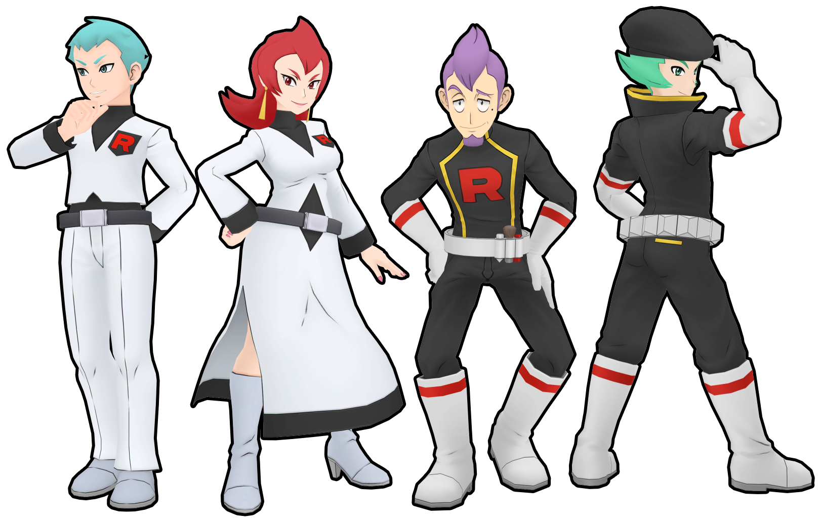 [PKMN MMD] Rocket Executives DL by CheeZeeFry on DeviantArt