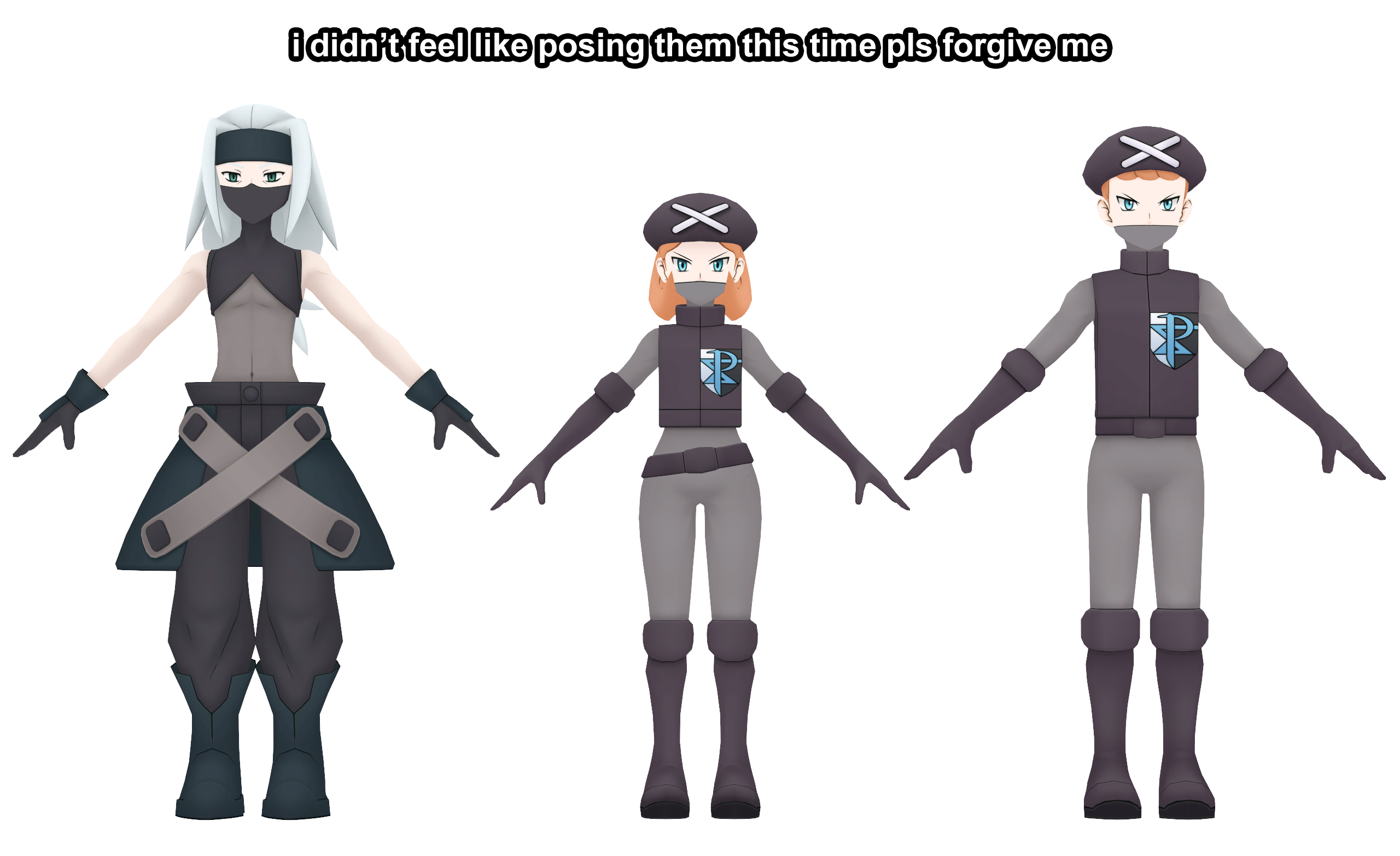 [MMD PKMN] Team Plasma Pack DL by CheeZeeFry on DeviantArt