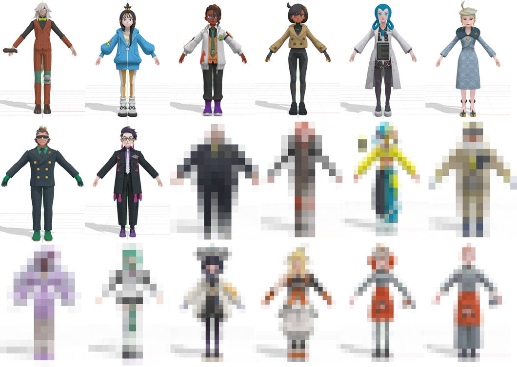 [MMD] Pokemon Legends Z-A Model Dump [DL] by CheeZeeFry on DeviantArt