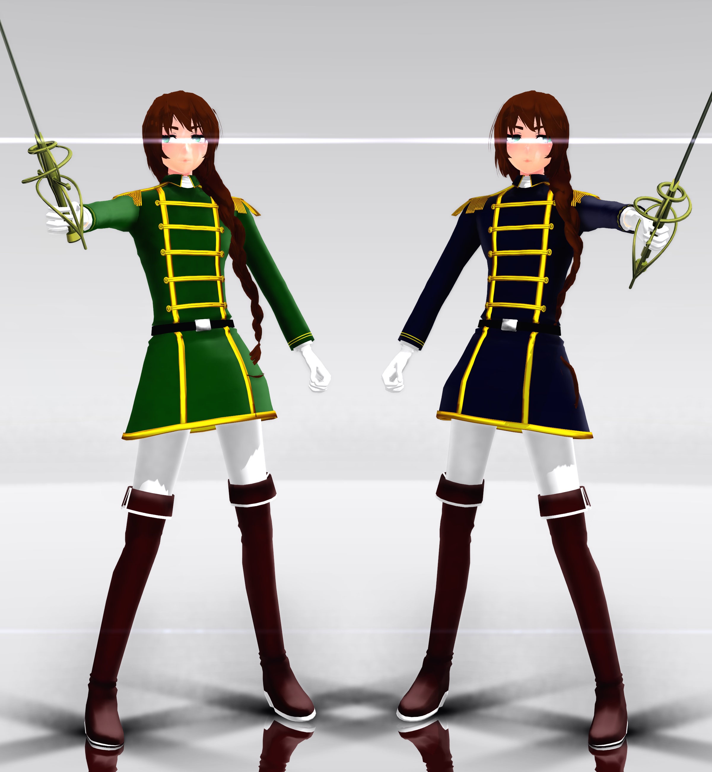 Nyo! Lithuania model dl by MikuMikuKnight on DeviantArt