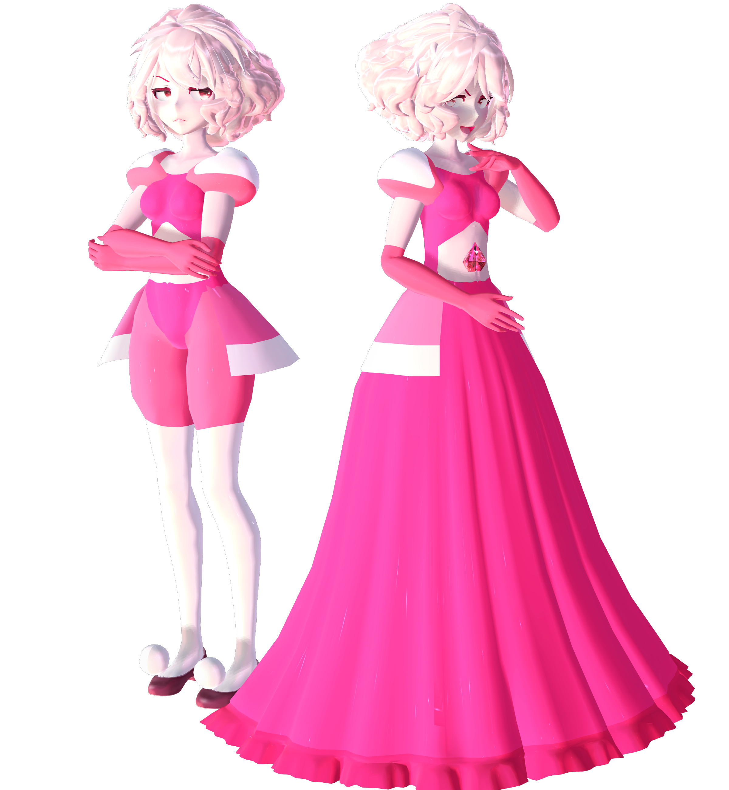 Pink Diamond v3 [dl back!] by MikuMikuKnight on DeviantArt