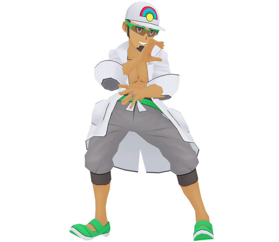 Prof. Kukui dl by MikuMikuKnight on DeviantArt