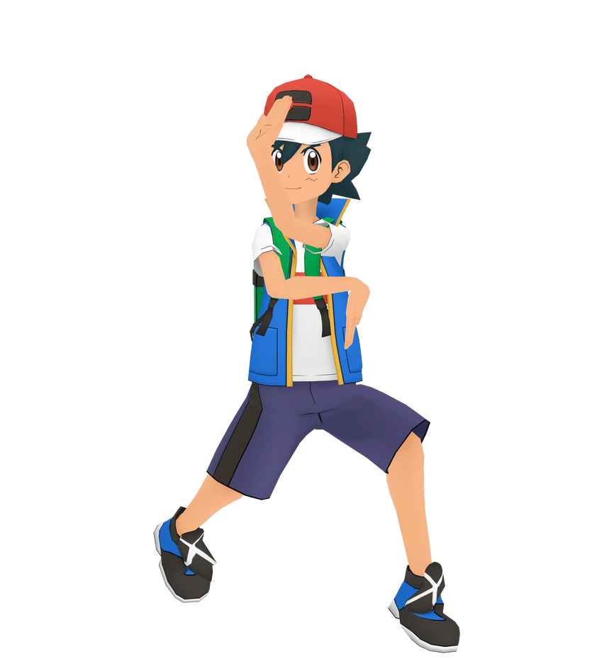 Ash Ketchum Dl By Mikumikuknight On Deviantart