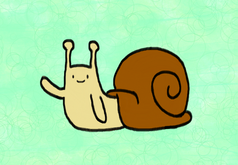 the waving snail by AquaSeashells on DeviantArt