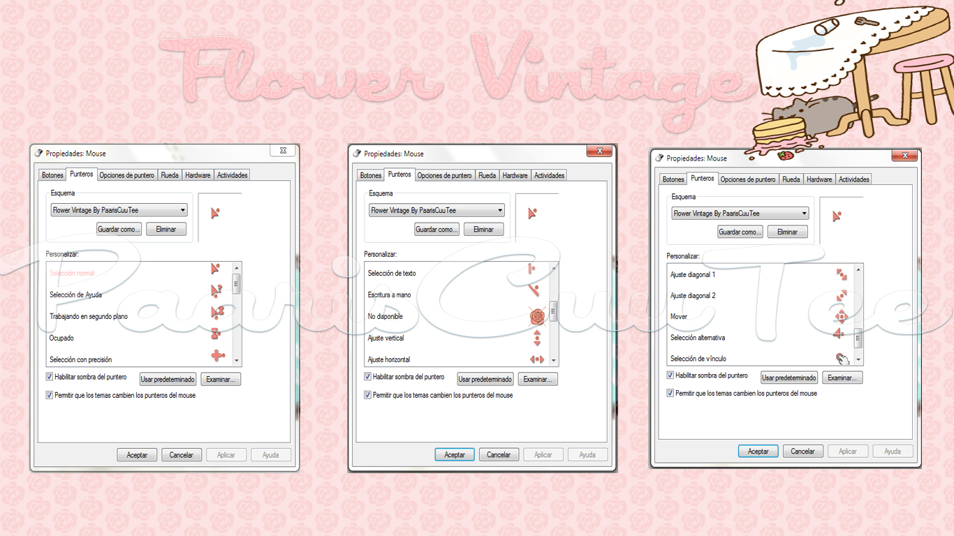 Cursor Flower Vintage Byy PaarisCuuTee by MonyySmile on DeviantArt