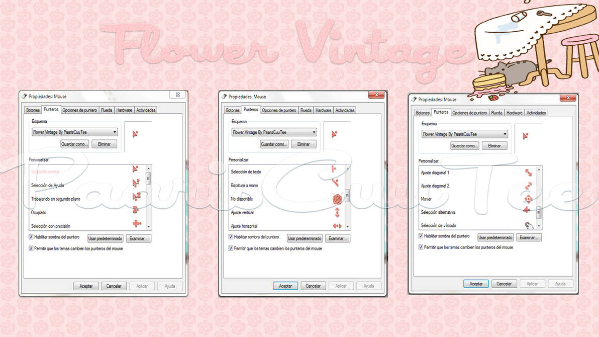 Cursor Flower Vintage Byy PaarisCuuTee by MonyySmile on DeviantArt