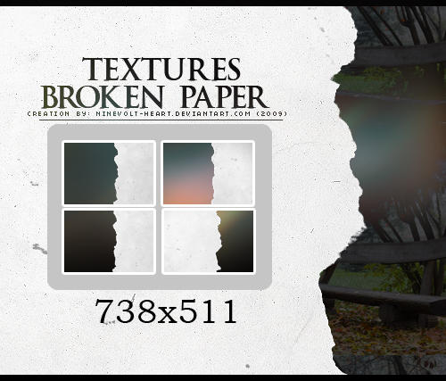 Broken Paper by ninevolt-heart on DeviantArt