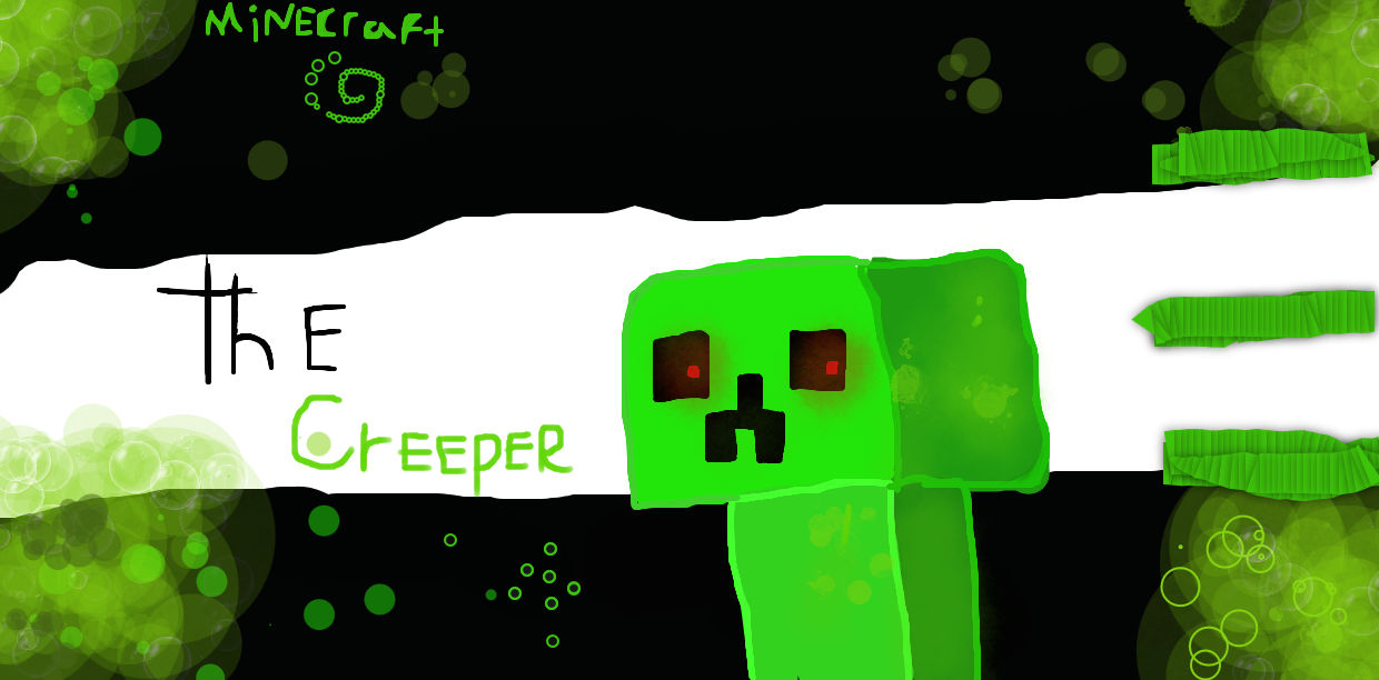 the creeper minecrafts most explosive by teamalphaminer on DeviantArt