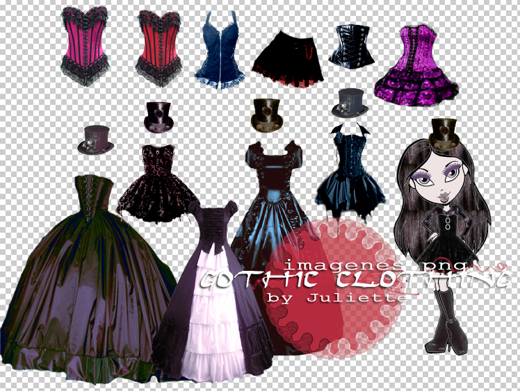 Gothic Clothing Pack 1 by julietawild07 on DeviantArt