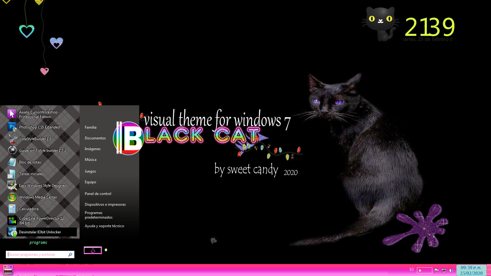 Tema Black Cat by julietawild07 on DeviantArt