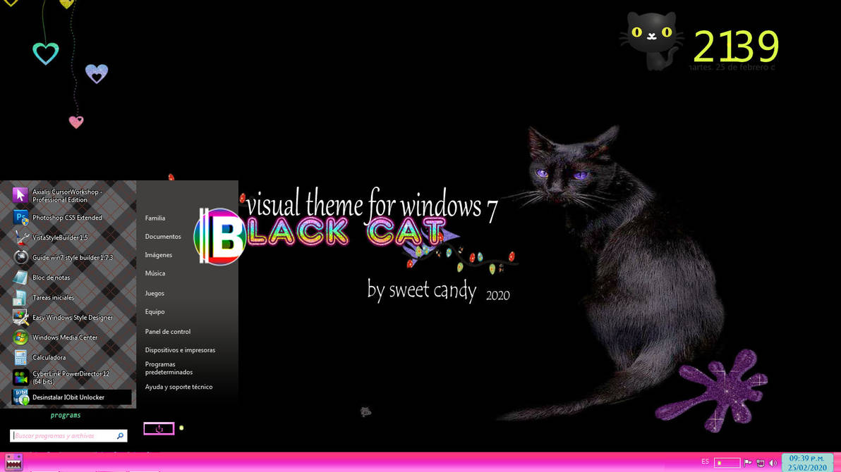 Tema Black Cat by julietawild07 on DeviantArt
