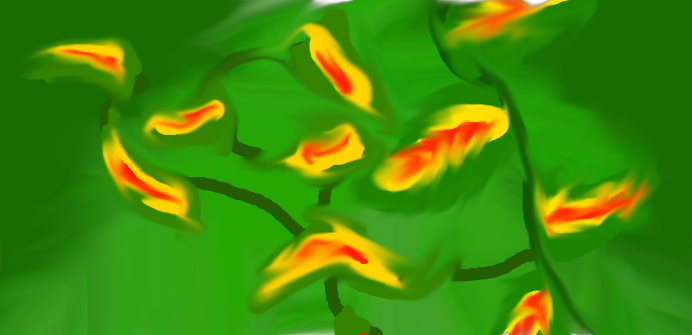 The rainbow plant by FlameClawOfficial on DeviantArt