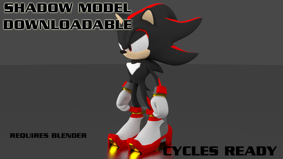 Shadow 3D Model - Download by Adreos on DeviantArt