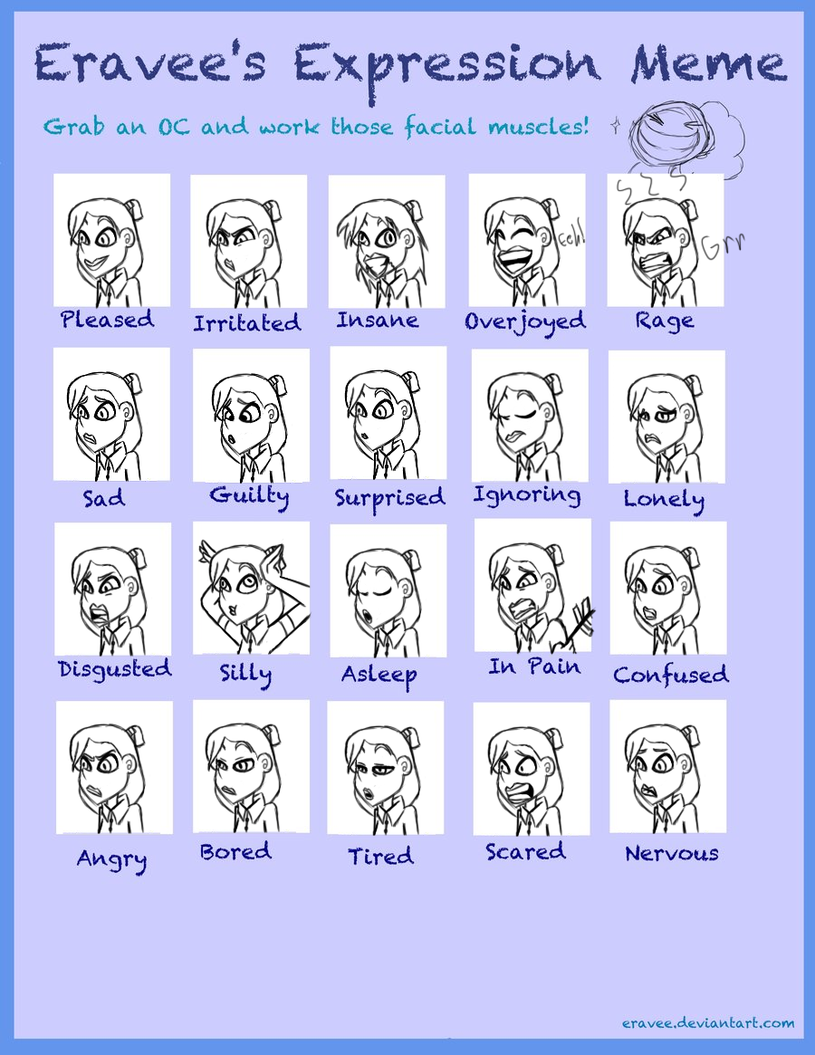 Expression Meme (Beauty) by LaughterLover on DeviantArt