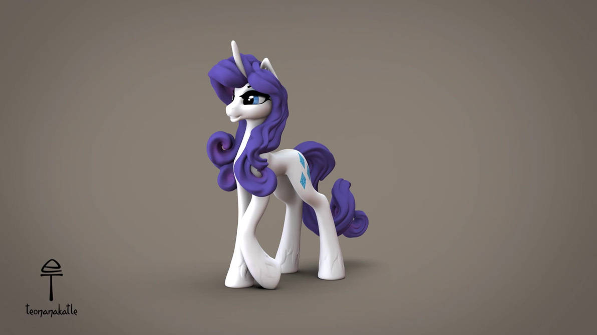 Rarity 3D-model turntable video by Teonanakatle on DeviantArt