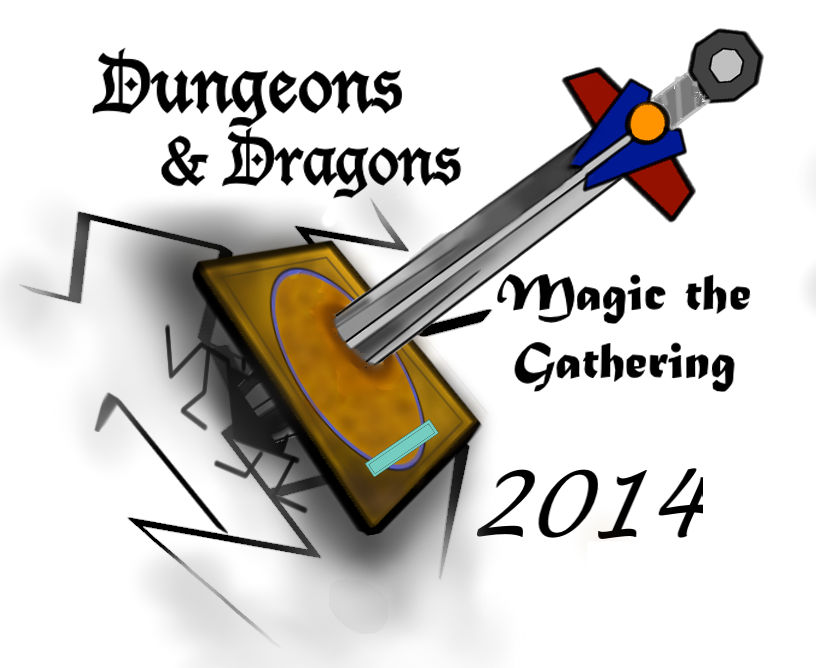 Dungeons n Dragons and Magic the Gathering Logo by Skitz-the-Cat on ...