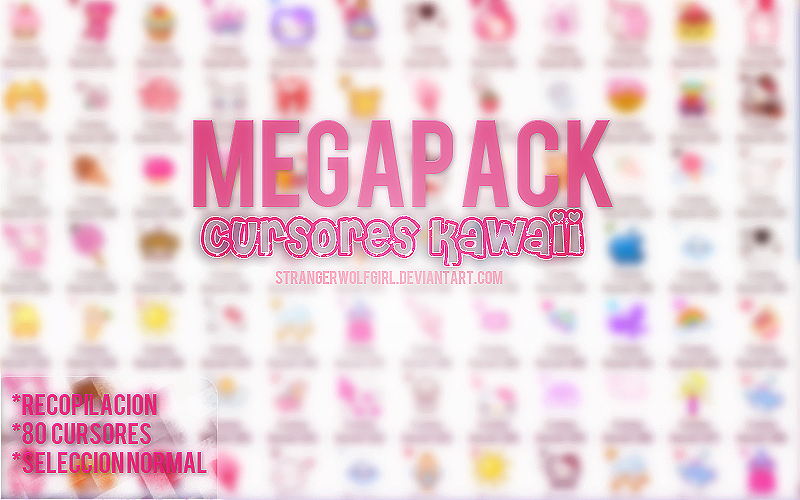 +Cursores Kawaii{Megapack} by StrangerWolfGirl on DeviantArt