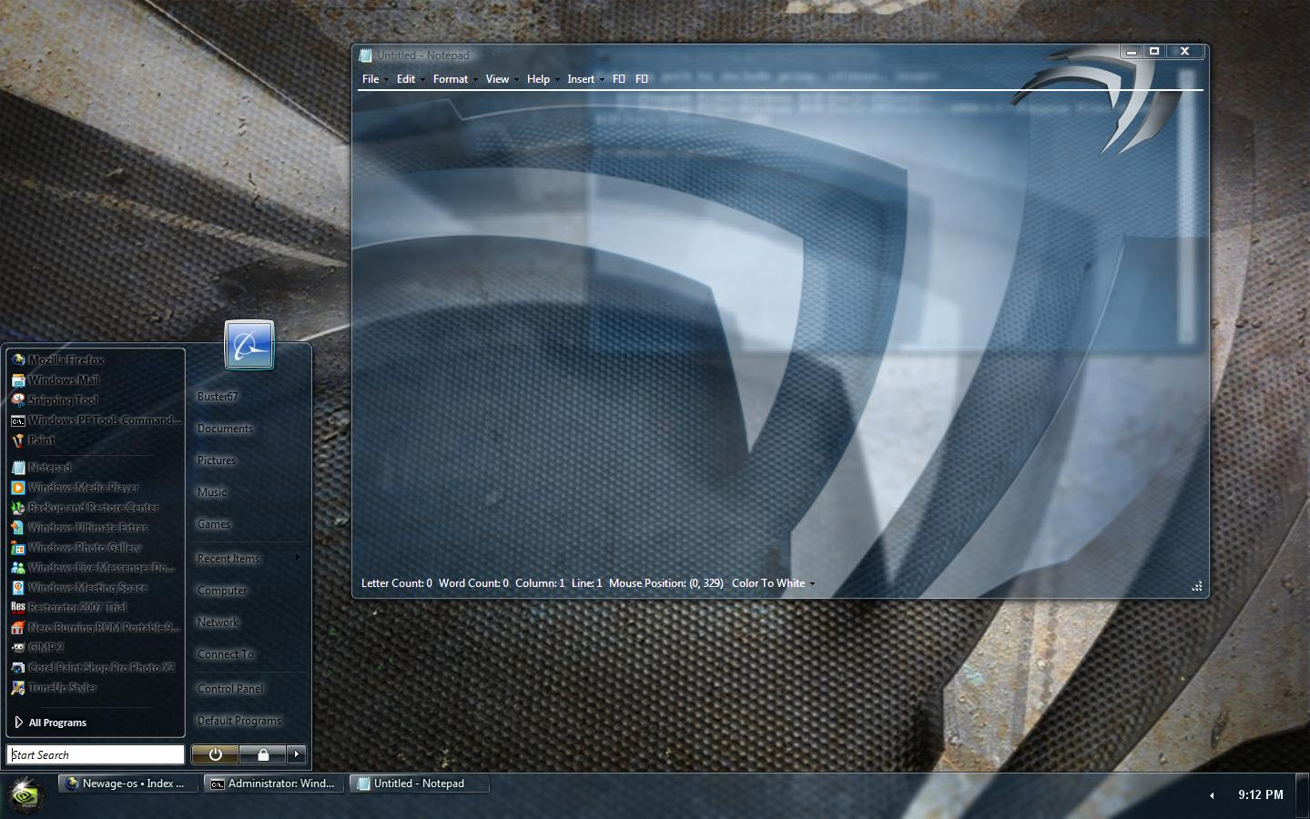 Vista theme glass 7taskbar by neuropass on DeviantArt
