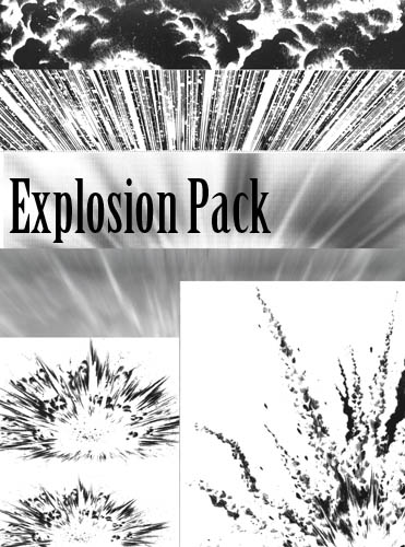 Screentones - Explosion Pack by AmethystArmor on DeviantArt