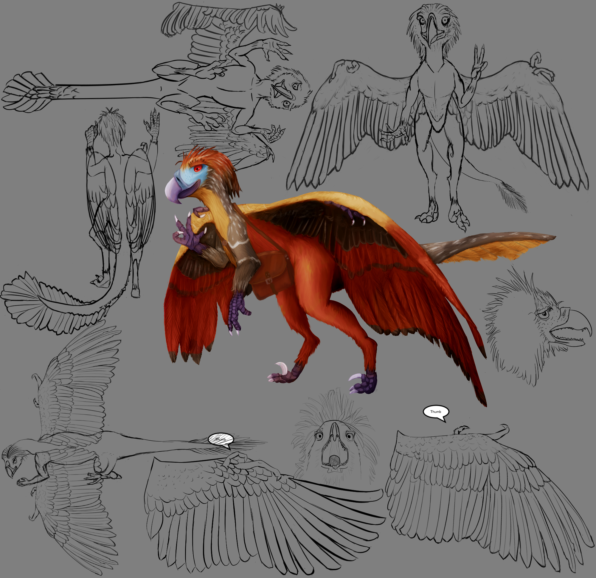Raptor Eagle Hybrid by PervertedThoughts on DeviantArt