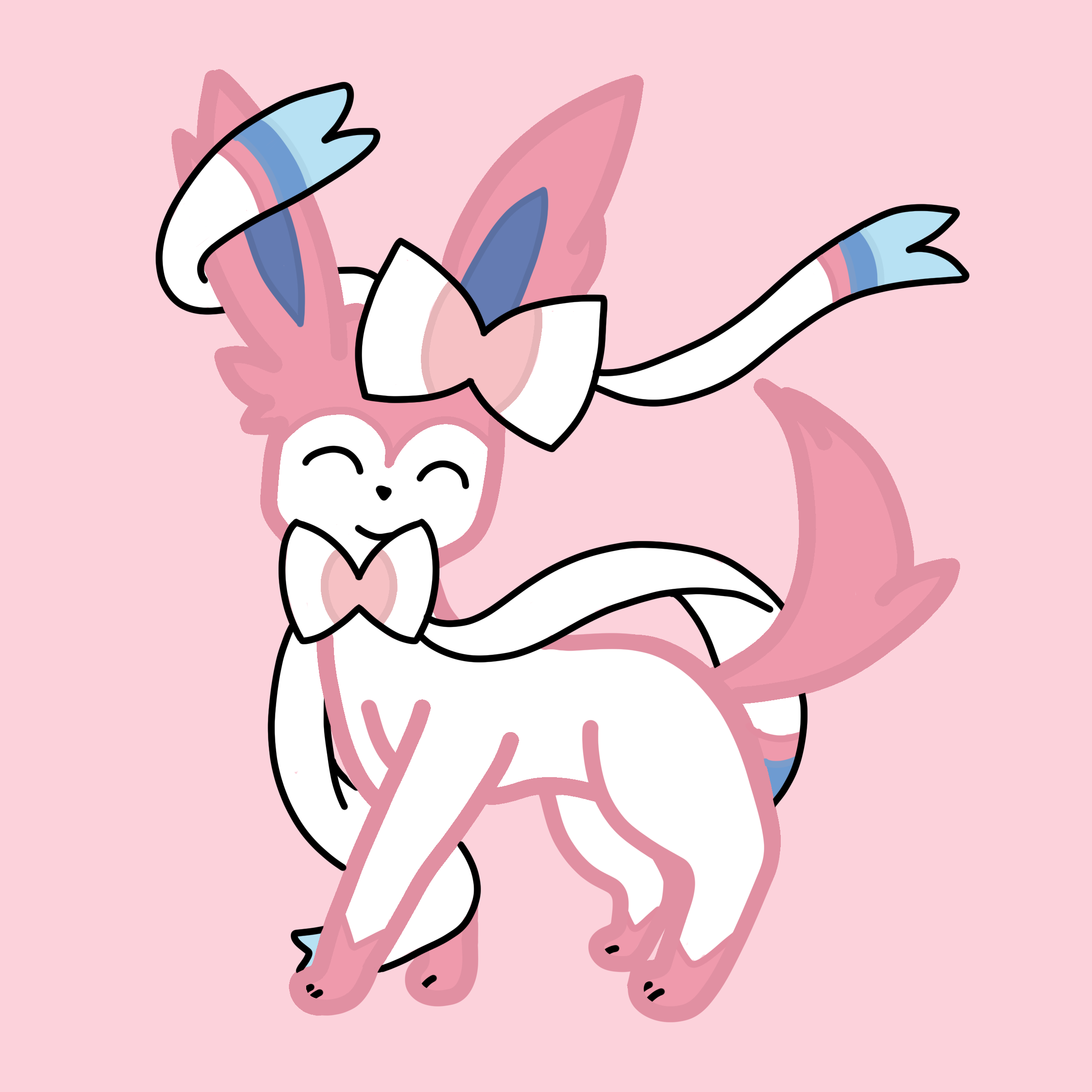 Sylveon by ladylitart on DeviantArt