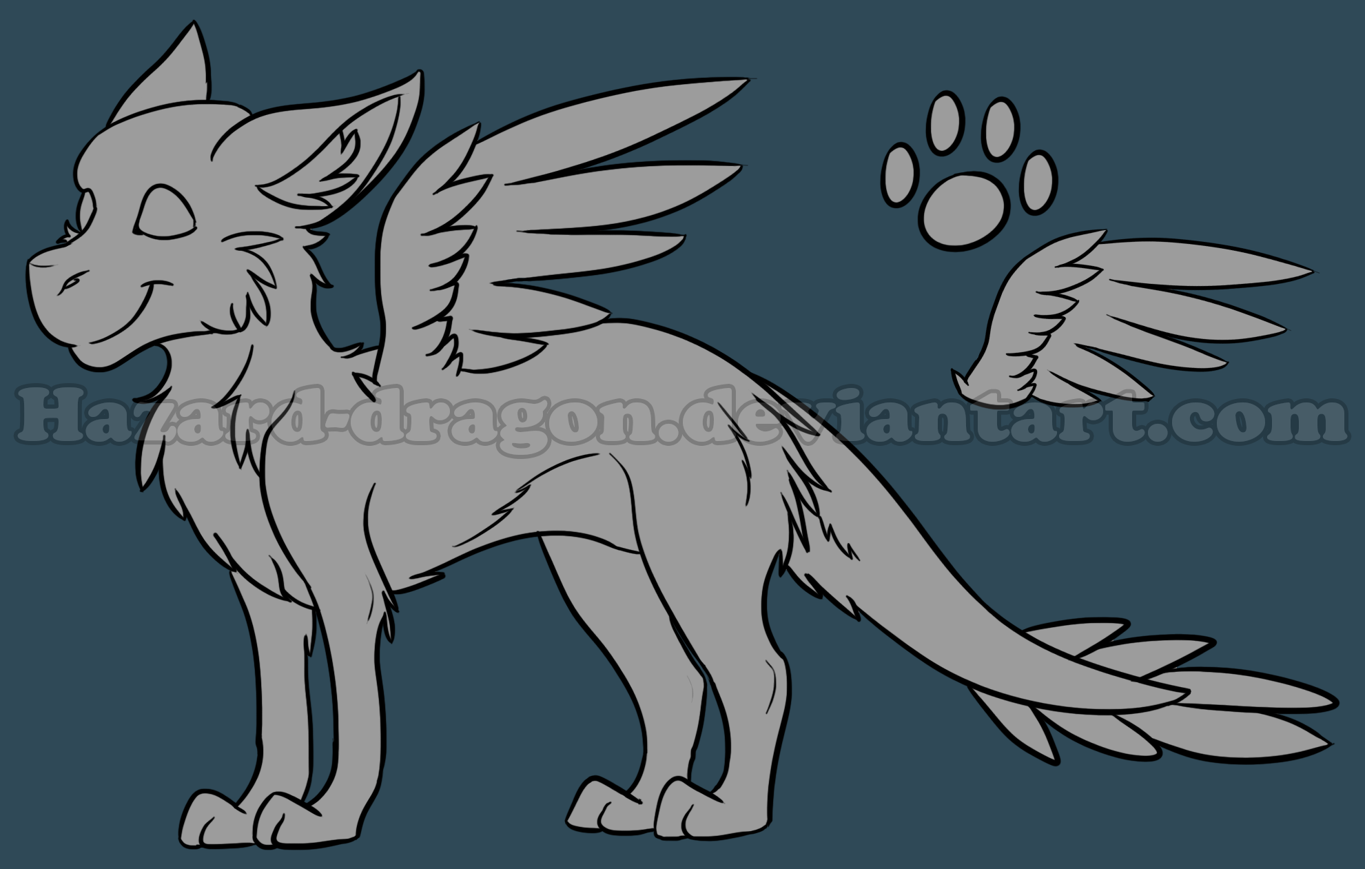 F2U Angel dragon Base by Hazard-dragon on DeviantArt