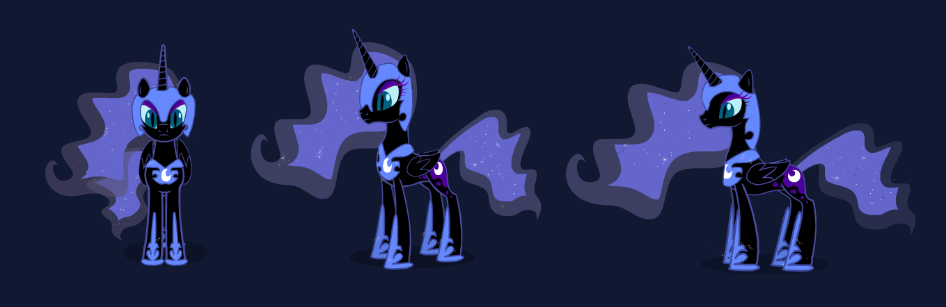 Nightmare Moon Flash Puppet by FaelaArts on DeviantArt