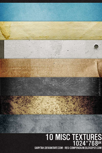 10 misc textures by Sarytah on DeviantArt