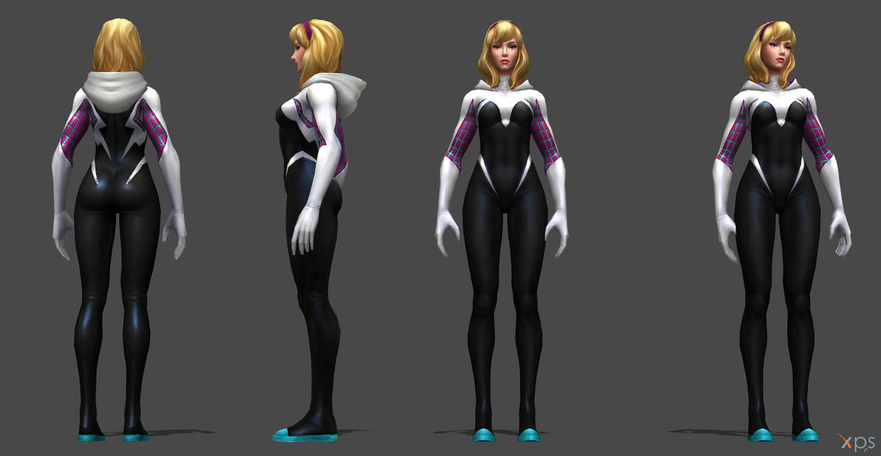 Spider Gwen Unmasked Future Fight By Ssingh511 On Deviantart