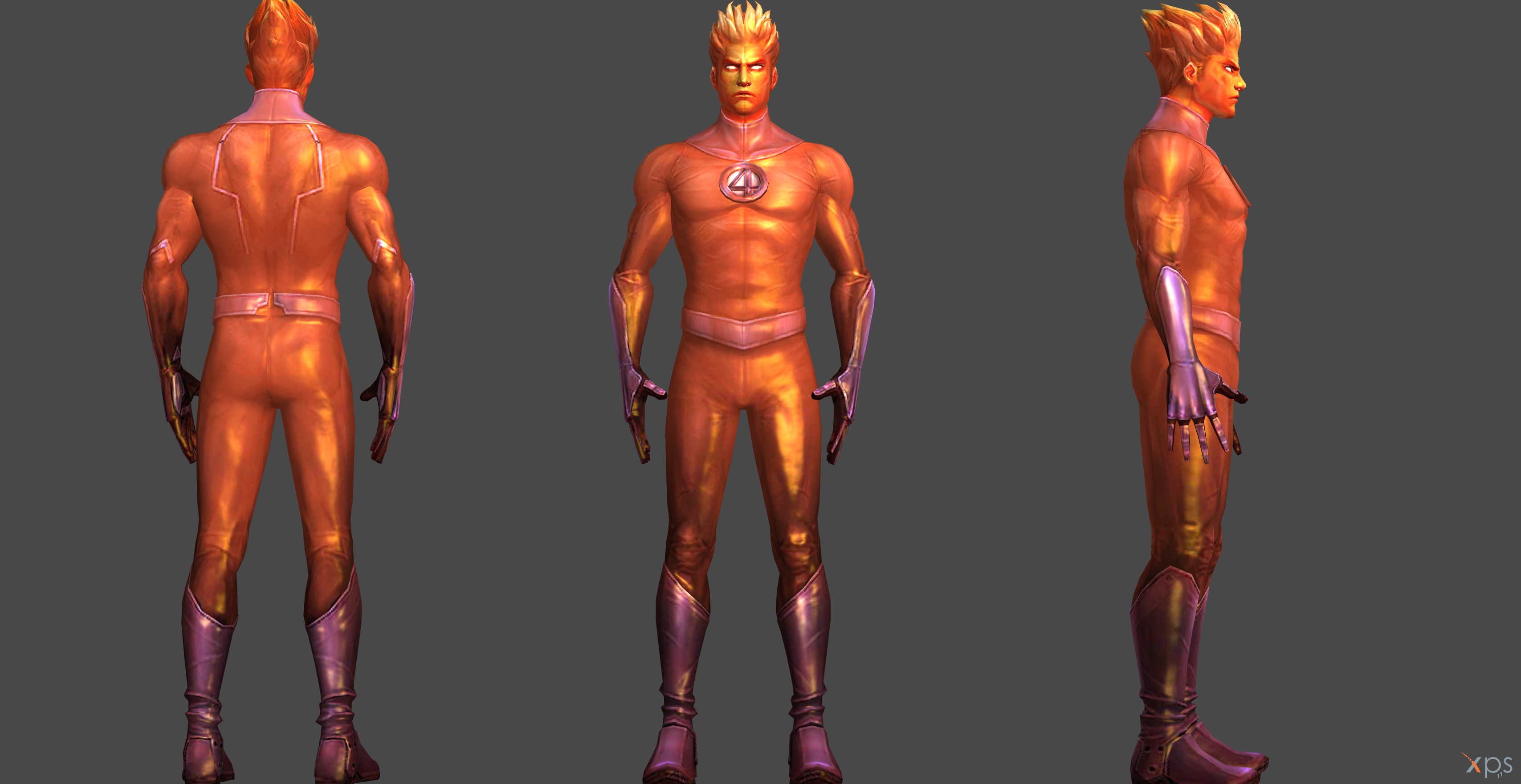 Human Torch FF by SSingh511 on DeviantArt