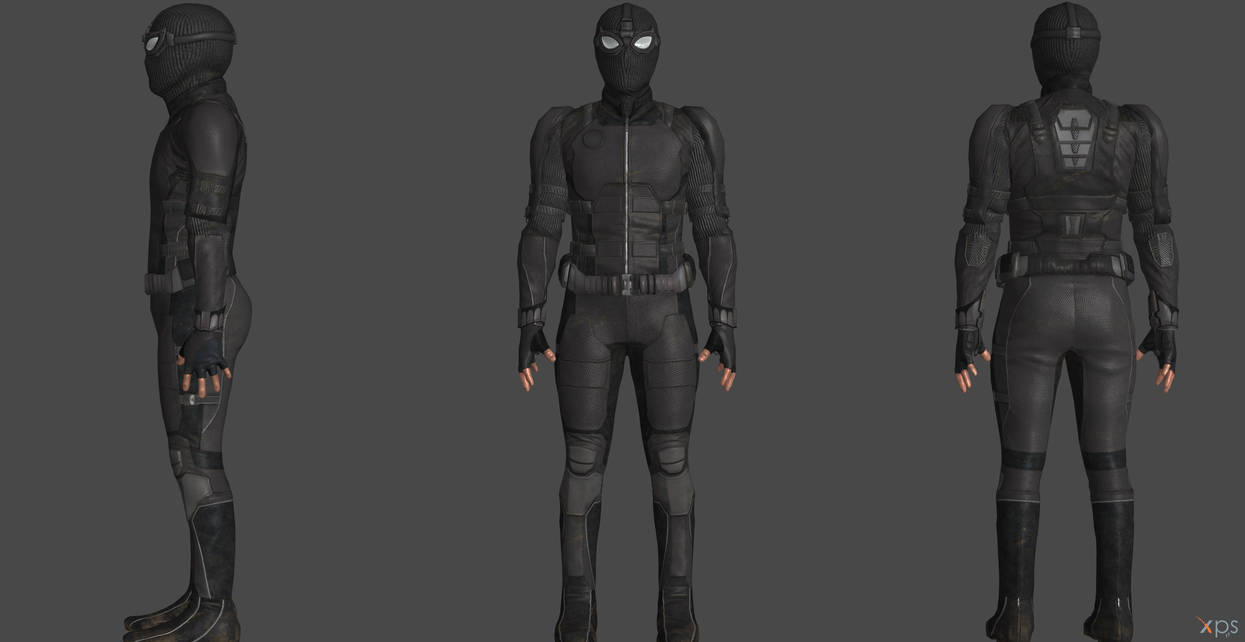 Spiderman Stealth Suit - SHVR by SSingh511 on DeviantArt
